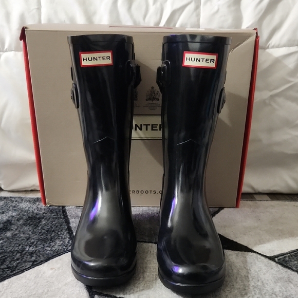 Hunter | Shoes | Hunter Black Rain Boots | Poshmark